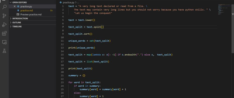 Introduction To Python Programming A Word Counter Program 2174